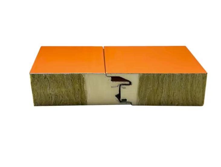 PU edge rock wool sandwich panel