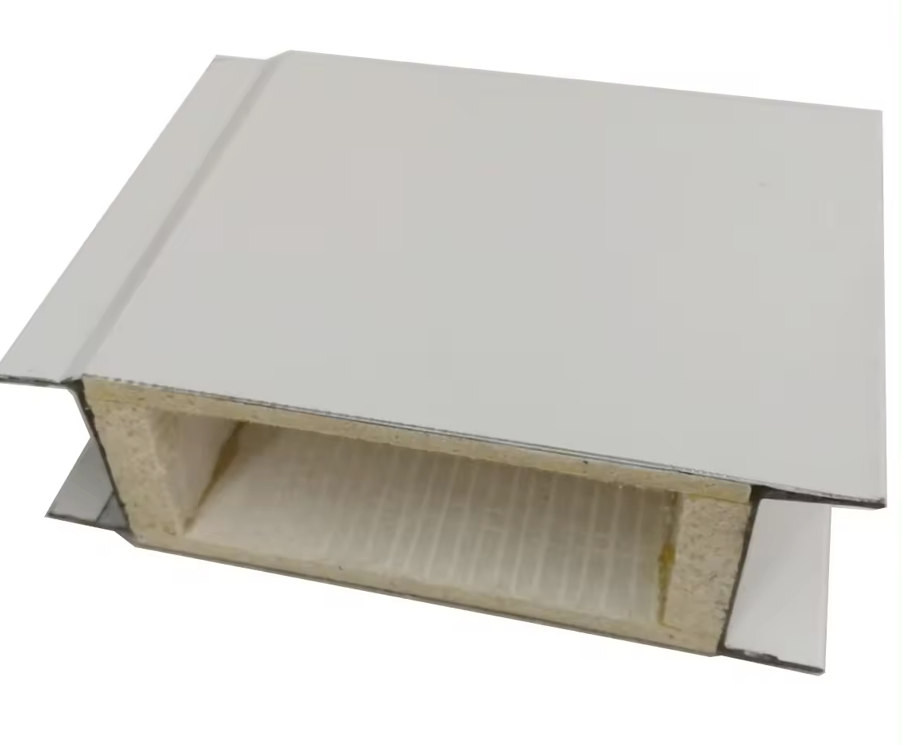 Glass magnesium hollow clean room wall panel