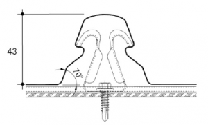 Corrugated metal sheets connection method