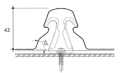 Corrugated metal sheets connection method